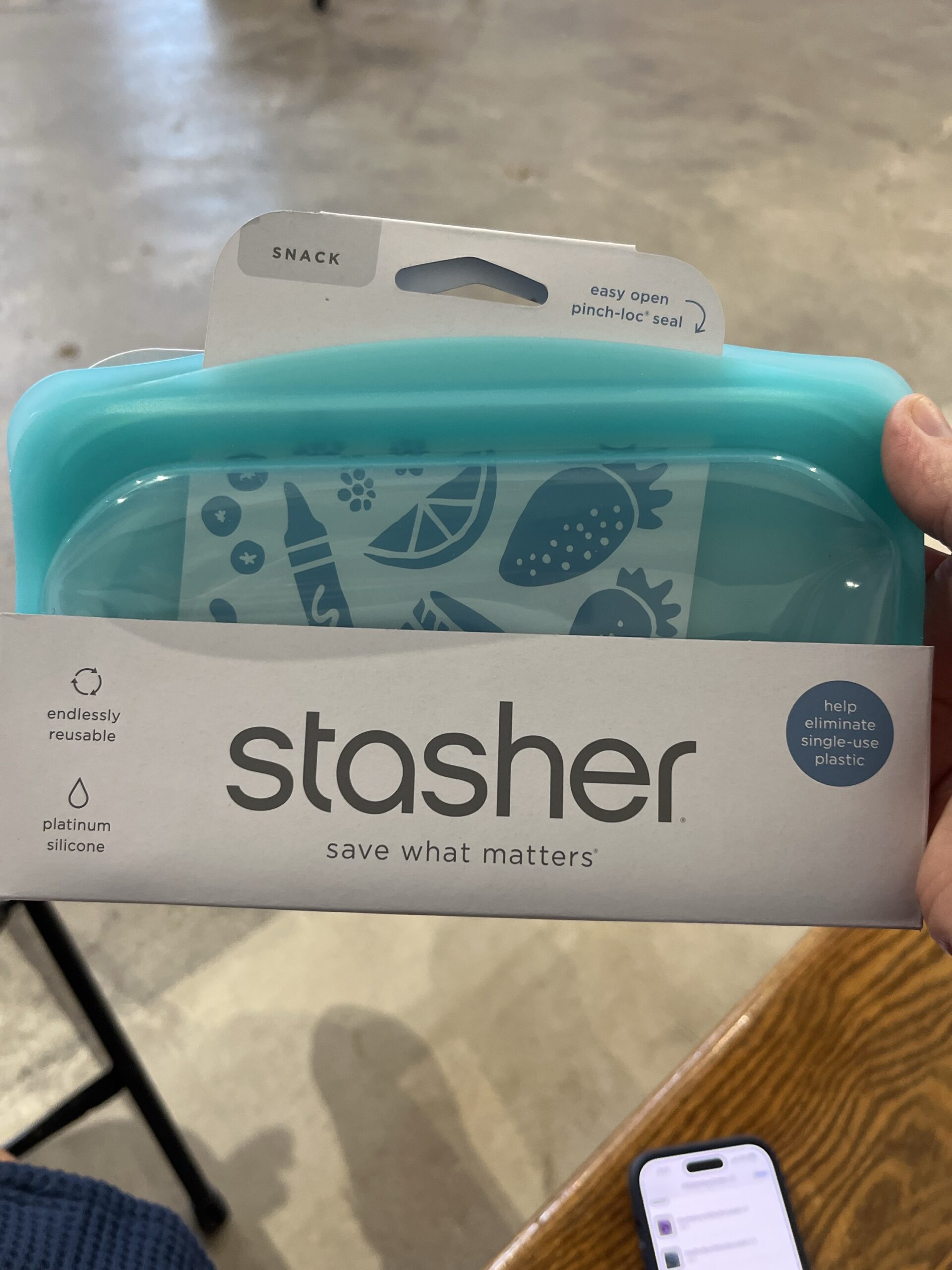 Stasher snack bag - Base Camp Outdoors Co